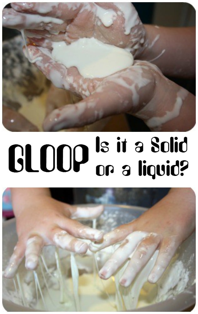 Gloop - easily the best science experiment we've done at home.... - The ...
