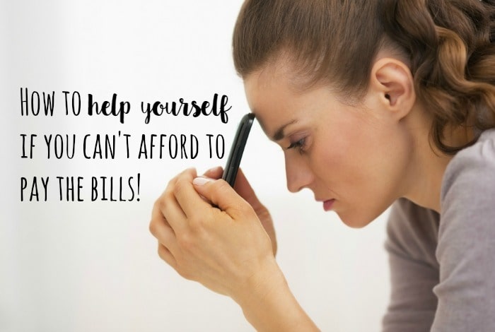 How to help yourself if you can't afford to pay the bills.... - The ...
